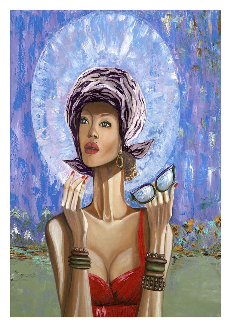 "Cherish the love we have"-plakat af Martina Karlsson til stilfulde rum – ARTSY FARTSY®